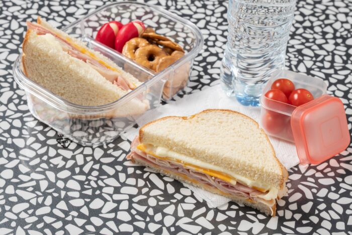 Turkey & Ham Sandwich Bento Box Lunch | Aunt Millie's